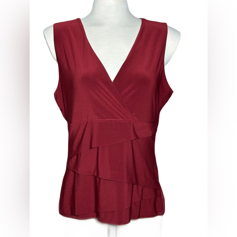 Whbm Sleeveless Red Top - Gem